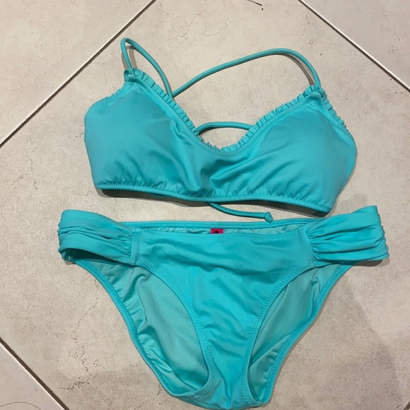 Victoria's Secret | Swim | Victorias Secret Turquoise Bikini Set | Poshmark